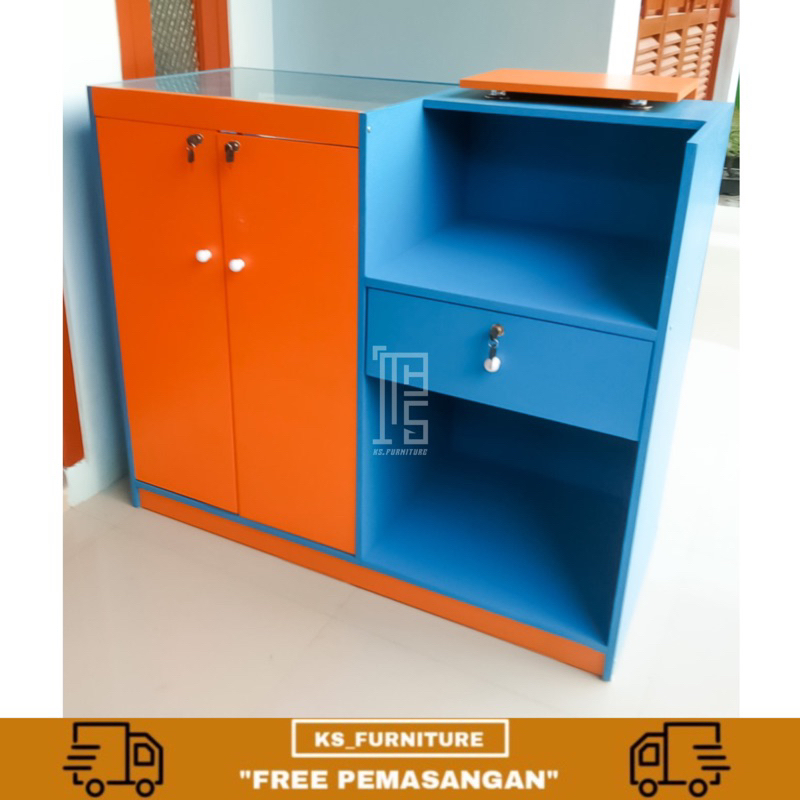 Jual MEJA KASIR ETALASE KACA MINIMALIST | Shopee Indonesia