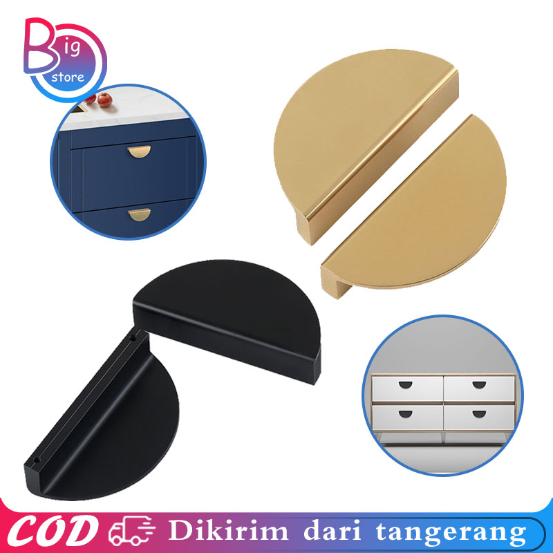 Jual Tarikan Laci Semi Circular Handle Gold Lemari Bulat Handle Tarikan ...