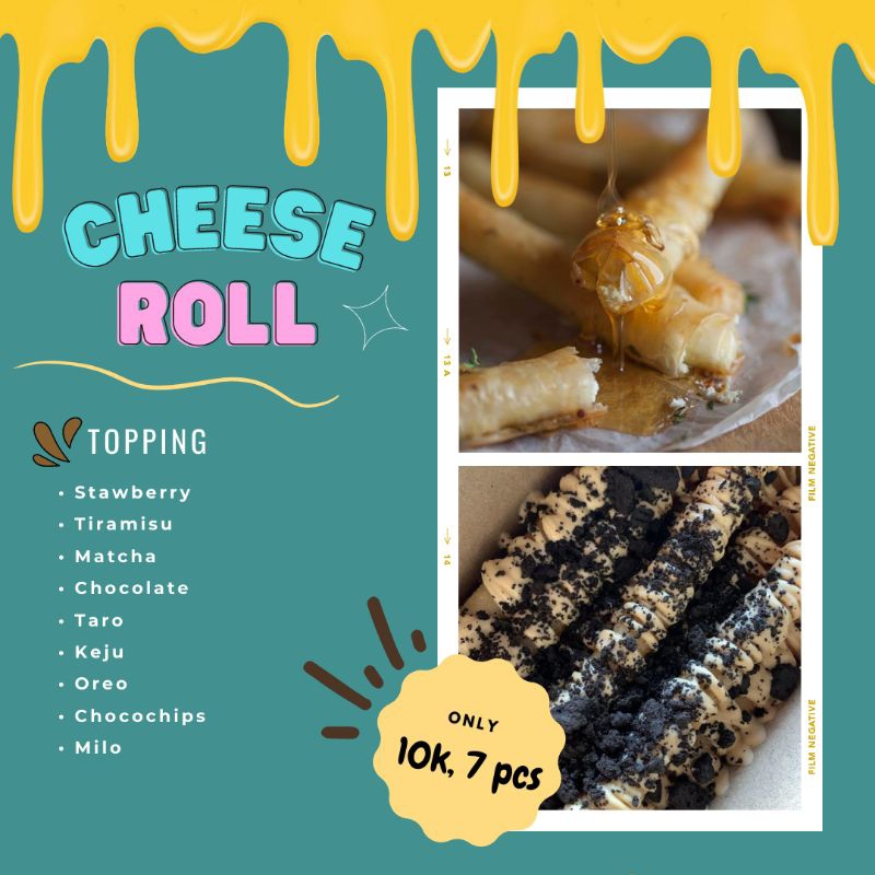 Jual READY STOCK! FREEZED CHEESE ROLL, MELT & SWEET, BANYAK VARIAN RASA ...