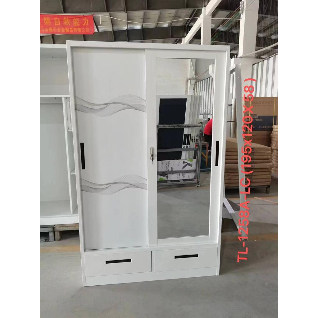 Jual Lemari Pakaian Besi sliding laci TL1258A | Shopee Indonesia