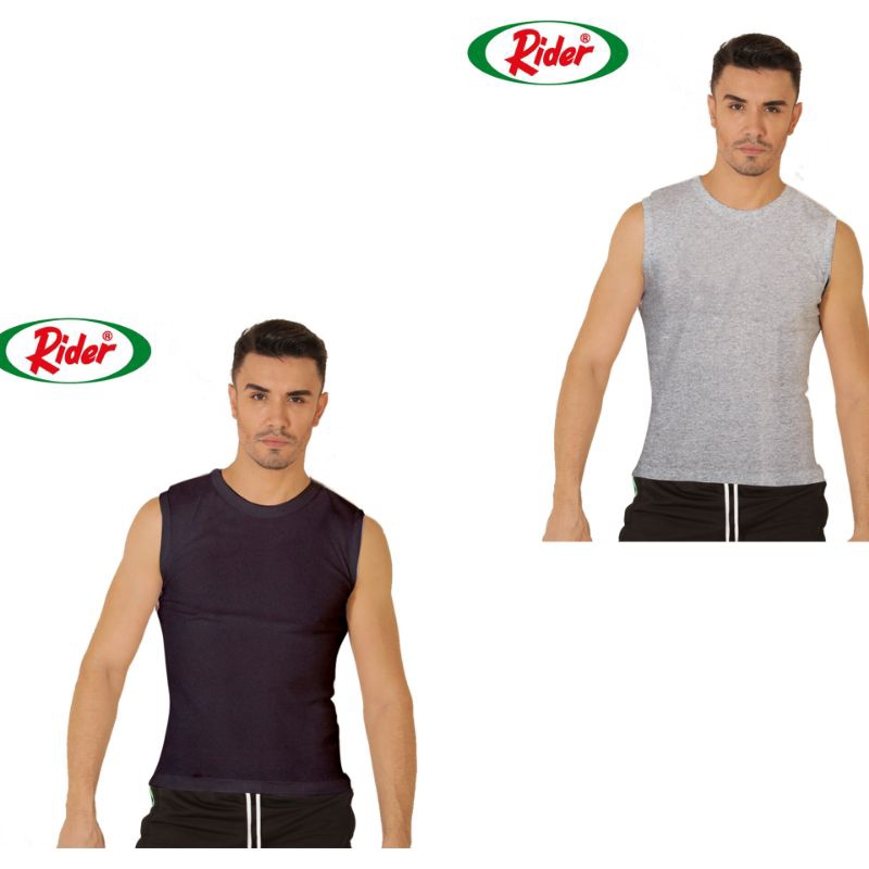 Jual Kaos Tank Top O-Neck Pria Rider R227BW (Hitam/Abu) | Shopee Indonesia