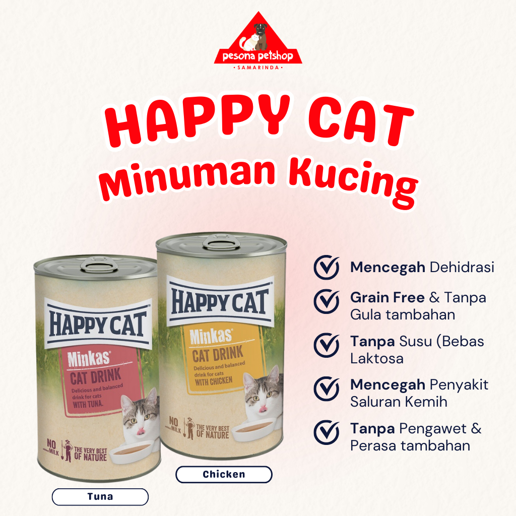 Jual Happy Cat Drink Kaleng 135 ml Minuman Kucing | Shopee Indonesia