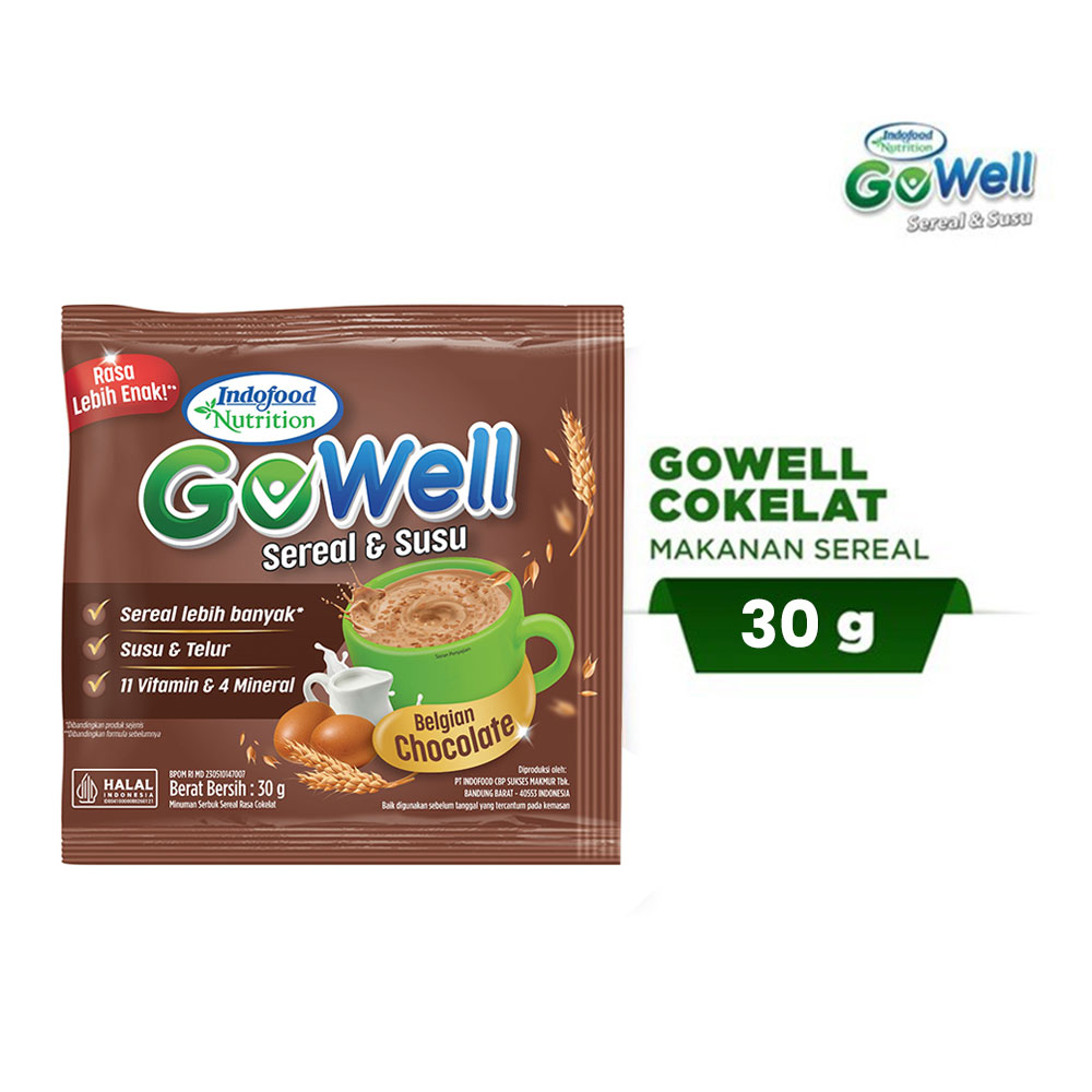 Jual GoWell sereal & Susu Makanan / Minuman Sereal Renceng | Shopee ...