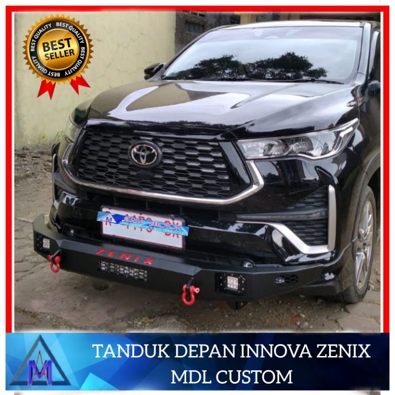Jual Tanduk Depan Innova Zenix Model Custom Bumper Depan Innova Zenix ...