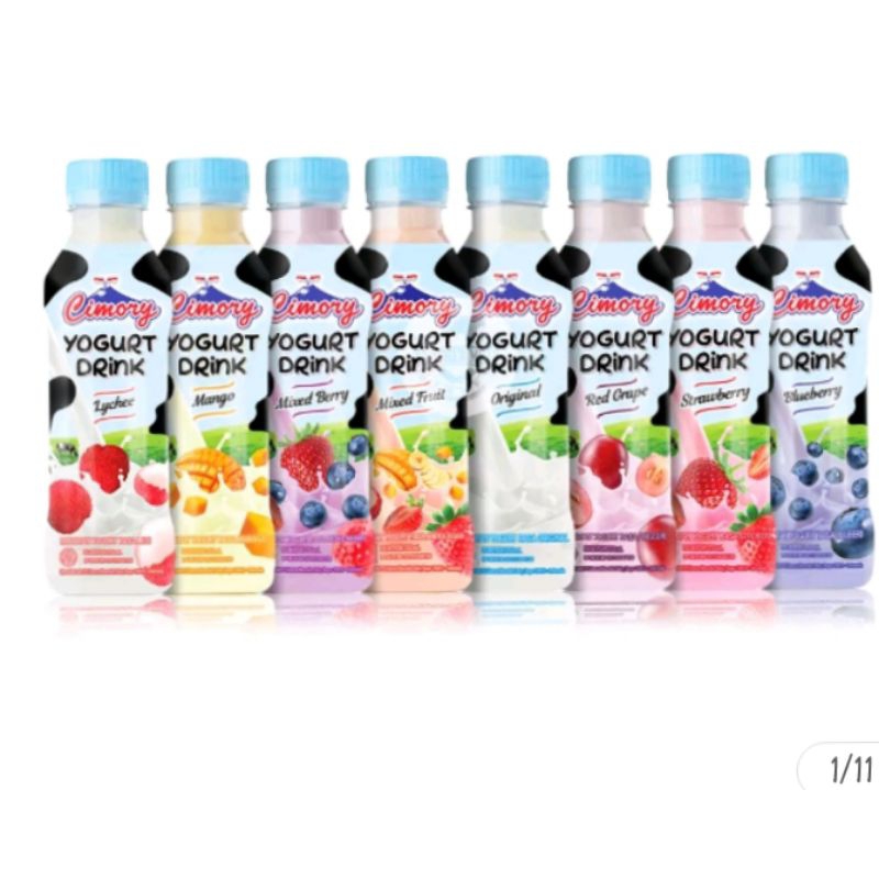 Jual cimory yoghurt drink botol 250ml kartonan | Shopee Indonesia