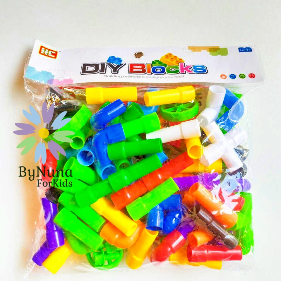 Jual Mainan edukasi berbentuk Huruf, Angka, Pipa, Baut dan Mur DIY ...