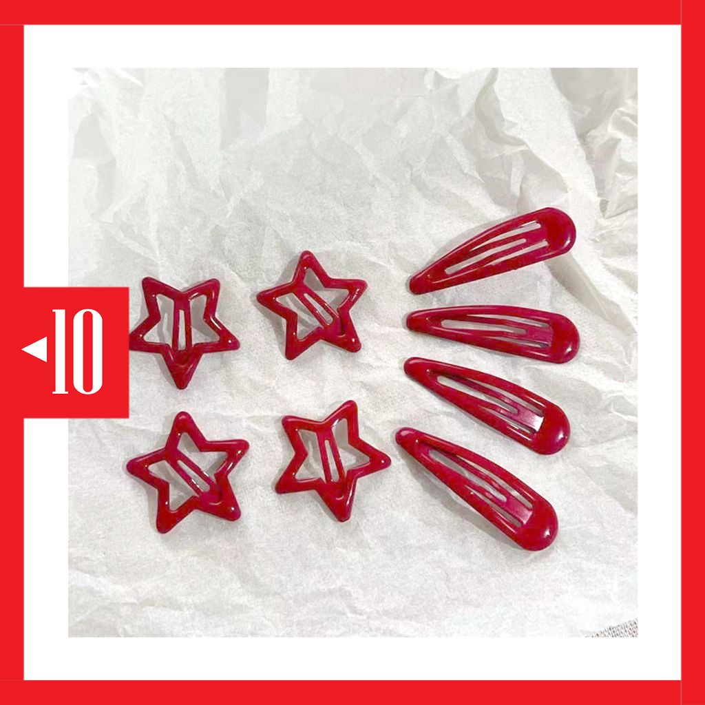 Jual HP-30 jepitan jepit rambut hairpin hair pin bintang hairclip klip ...