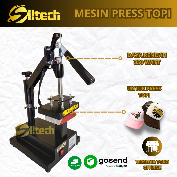 Jual Mesin Press Topi Touchscreen - Alat Pres Cetak Sablon Topi ...