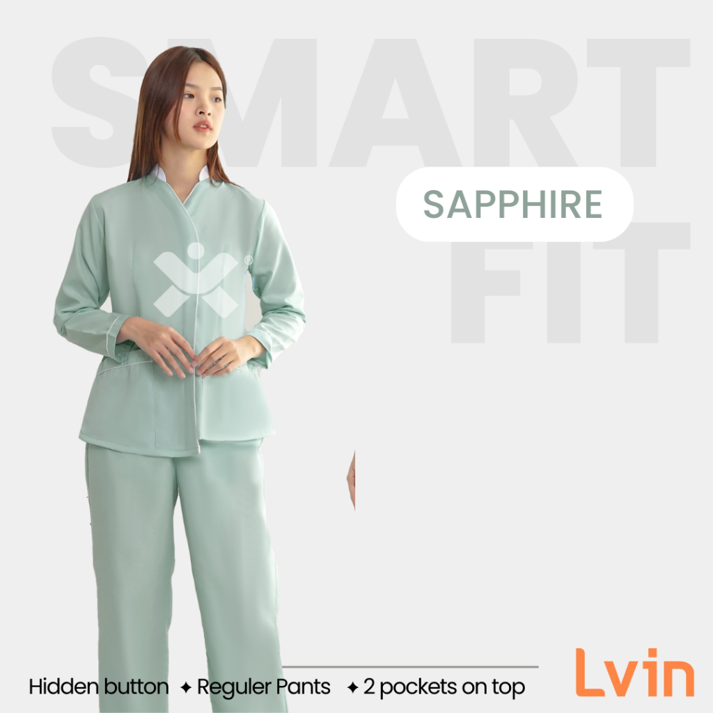 Jual Baju Suster Lengan Panjang Maru series / Baju Seragam Suster ... Jual Baju Suster Lengan Panjang Maru series / Baju Seragam Suster ...