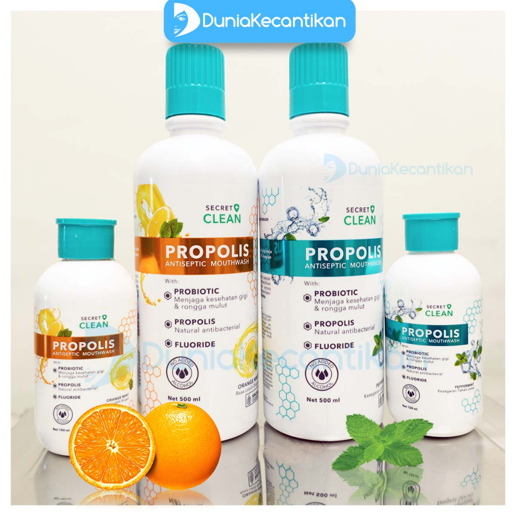 Jual Secret Clean Propolis Antiseptic Mouthwash Obat Kumur Propolis ...