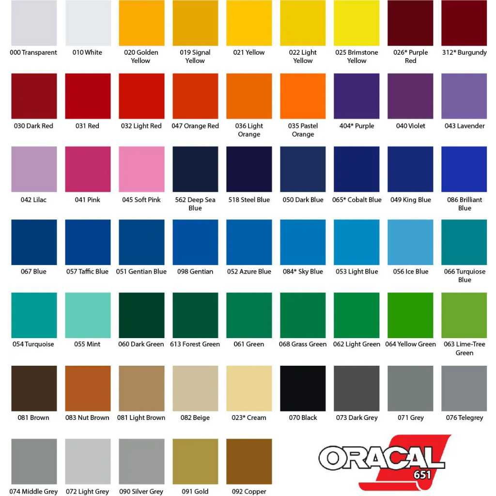 Jual Sticker Oracal 651 Doff/ Matt | Shopee Indonesia