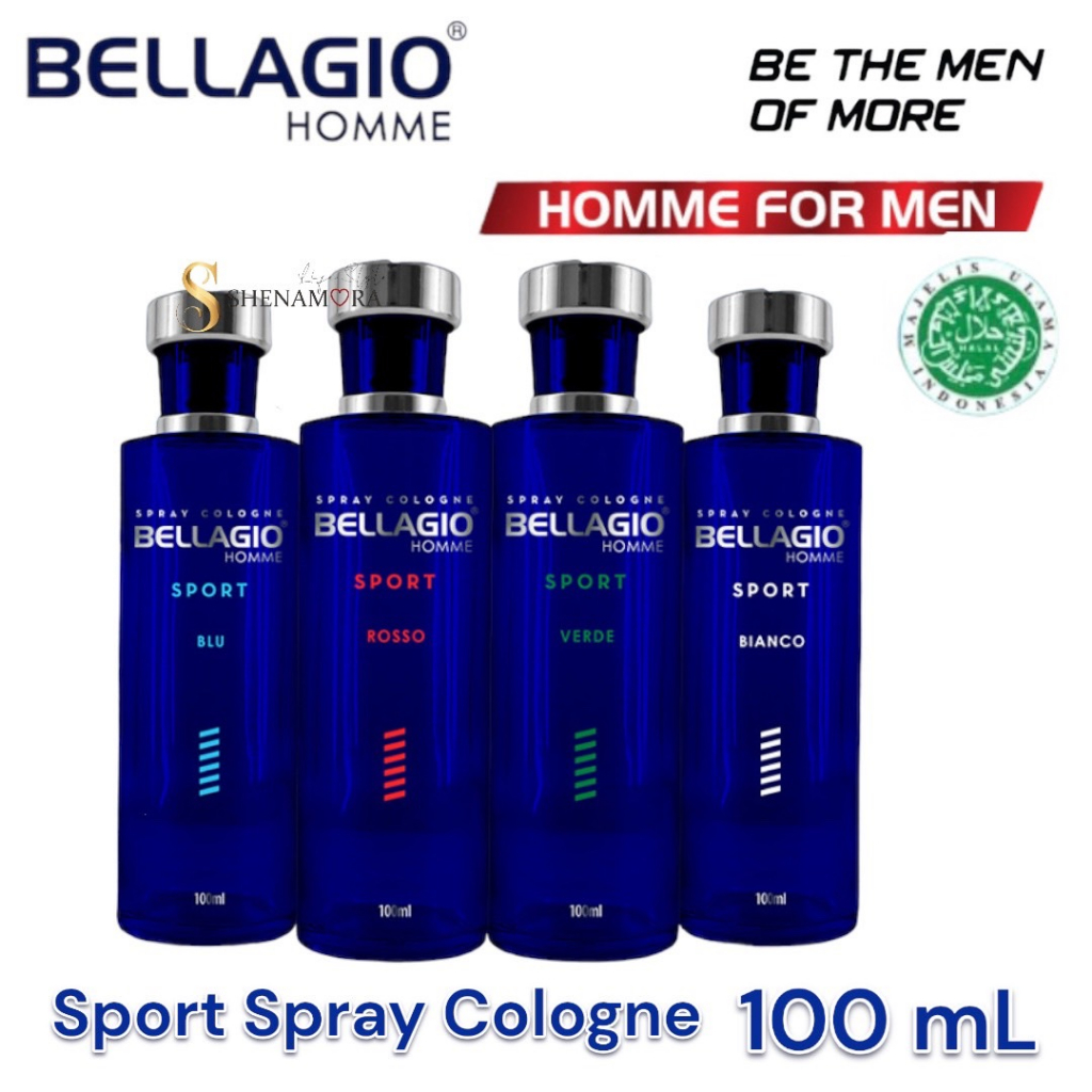 Jual Bellagio Sport Body Cologne 100 ml | Shopee Indonesia