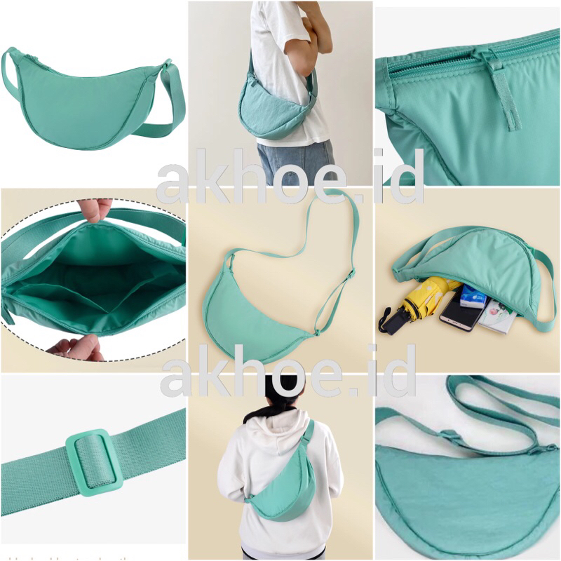 Jual Tas Wanita Unisex Curdoroy Nylon Selempang Sandang Bahu Bulan ...