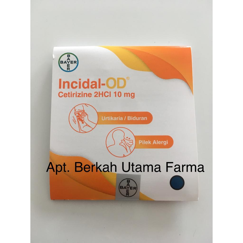 Jual Incidal OD strip isi 4 tablet | Shopee Indonesia