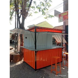 Jual booth jualan gerobag jualan both semi kontainer kios jualan ...