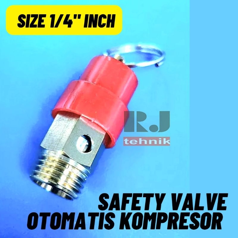 Jual Safety Valve Otomatis Kompresor Angin Ukuran 1/4 inch | Shopee ...