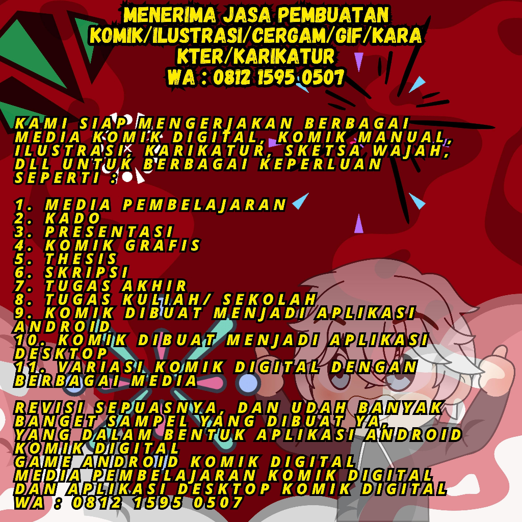Jual JASA PEMBUATAN KOMIK MANGAN STUDIO TERBAIK,RECOMMENDED!, JASA ...