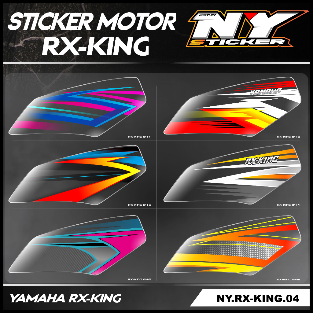 Jual Sticker Striping Variasi Yamaha RX King Transparan - Stiker RX ...