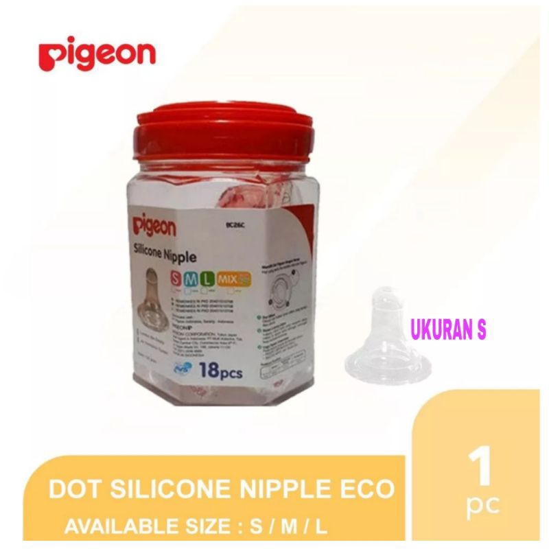 Jual pigeon Dot ulir isi 3 psc ukuran M Y L ( ORI ) | Shopee Indonesia