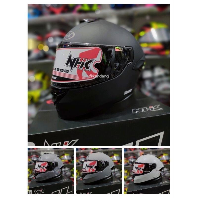 Jual NHK MARK-1 ELITE SOLID ALL COLOR HELM FULL FACE | Shopee Indonesia