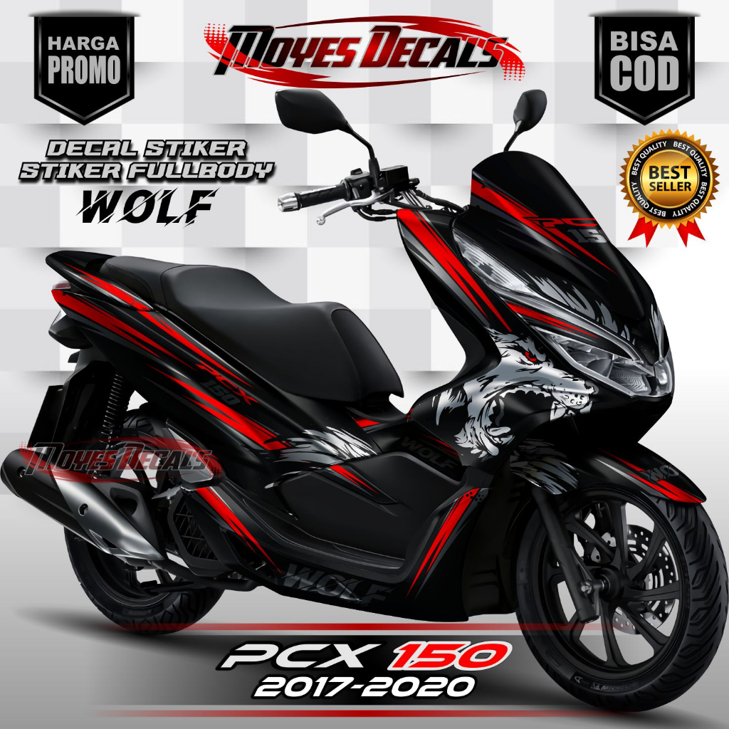 Jual (PORMO) Decal Motor Honda PCX 150 Fullbody - Stiker Variasi pcx ...