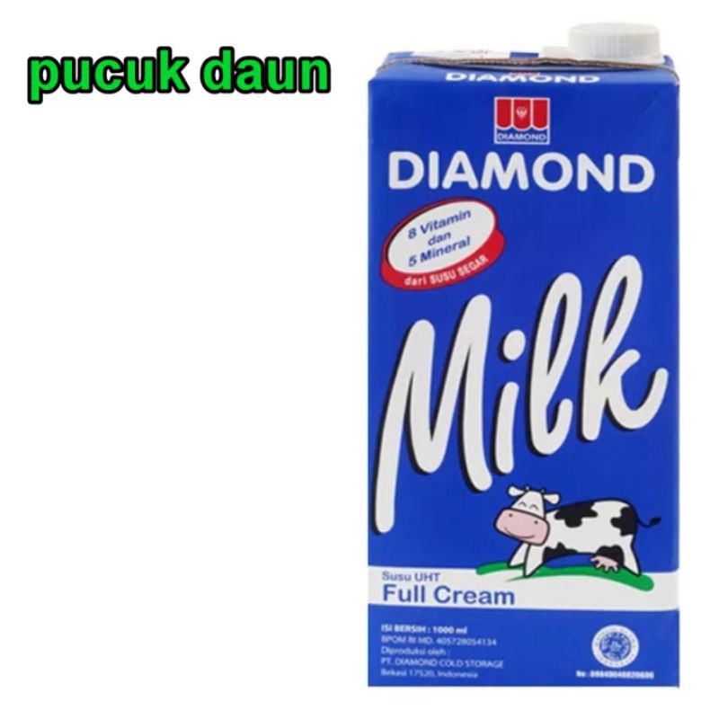 Jual UHT Diamond Full Cream 1L | Shopee Indonesia
