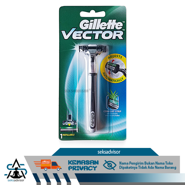 Jual GILLETTE VECTOR PISAU CUKUR. Alat Cukur Gillete Gilette Gilete - 1 ...