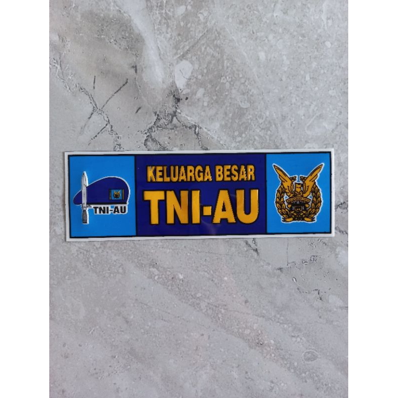 Jual STICKER PANJANG TNI AU - STICKER TNI AU TIMBUL- STICKER MOBIL ...