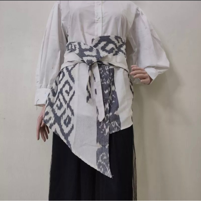 Jual IKAT PINGGANG BAHAN KAIN TENUN - OBI TENUN - FASHION SABUK TENUN ...
