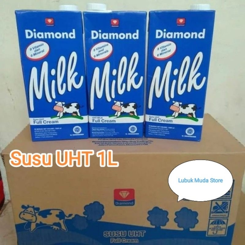 Jual Susu UHT Diamond 1L | Shopee Indonesia