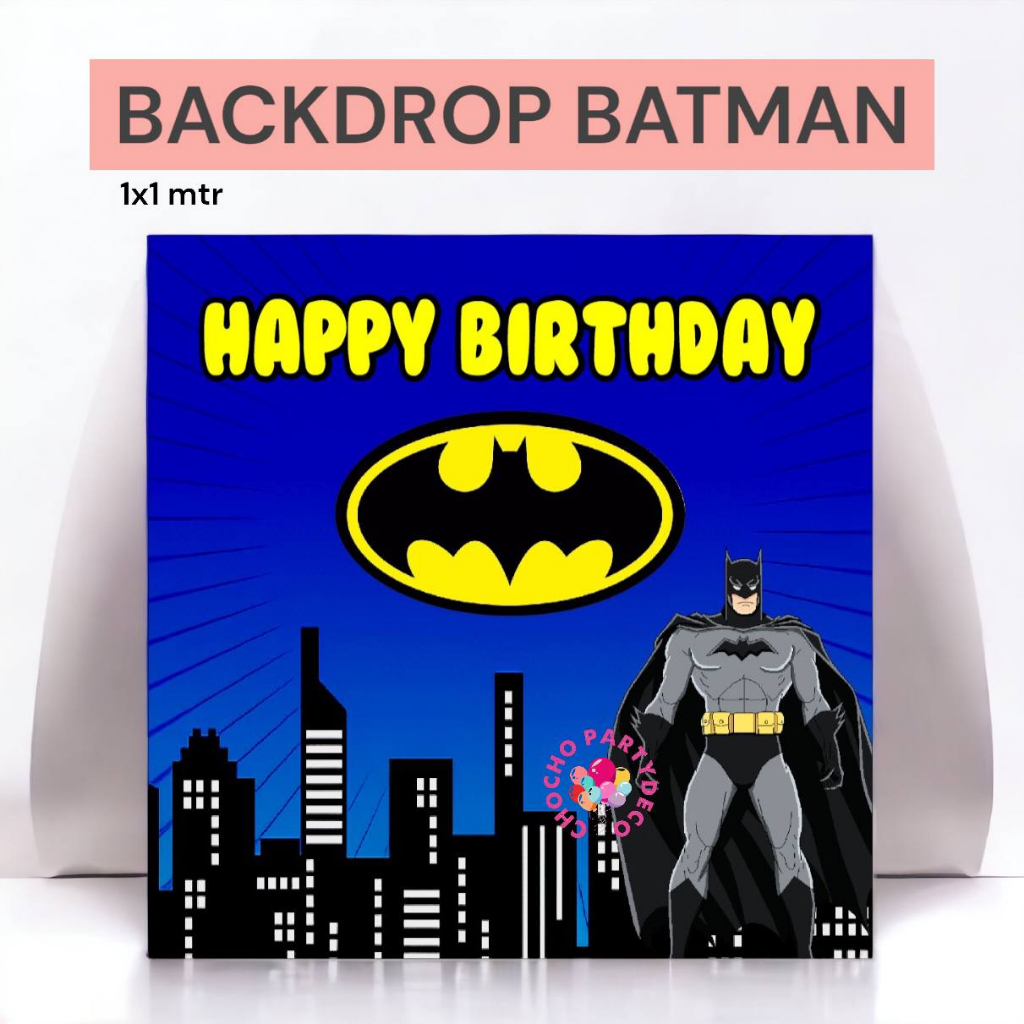 Jual Backdrop Banner BATMAN / Banner Tembok Dekorasi Ulang Tahun Batman ...