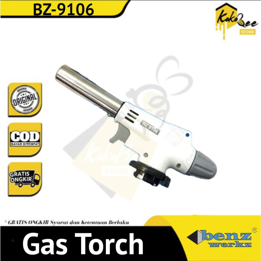 Jual Gas torch frame gun torch benz werkz pematik gas portable butane ...