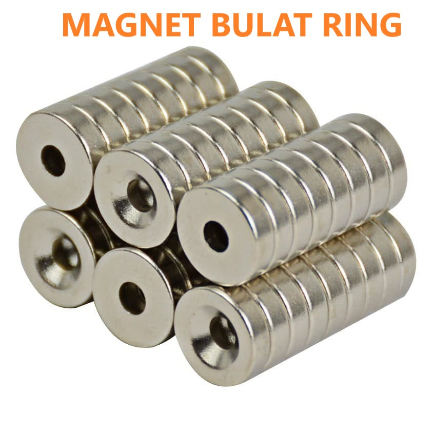 Jual Magnet Neodymium Bulat Ring 100X10mm | Shopee Indonesia