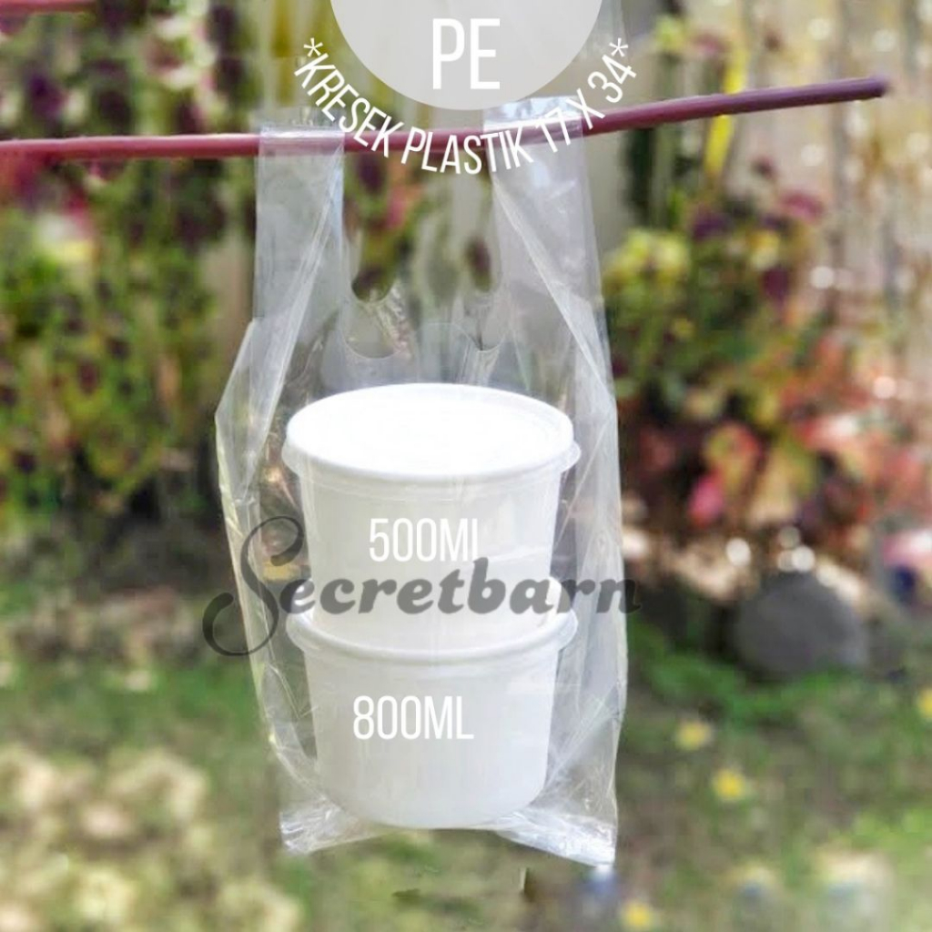 Jual tas plastik BENING isi 50 ukuran 15 x 34 kantong PE PP TRANSPARAN ...