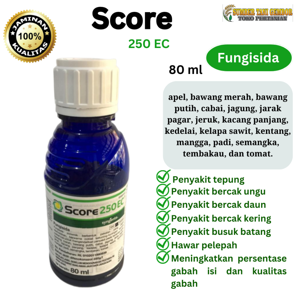 Jual Score 250 EC 80 ml - Fungisida | Shopee Indonesia