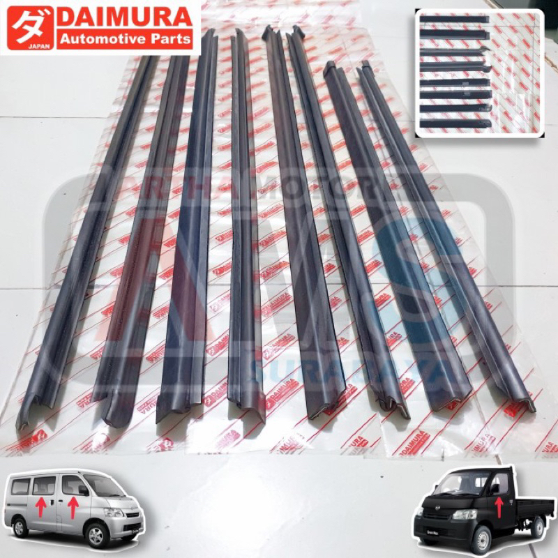Jual [SET] Karet pelipit lis list kaca weather strip mobil Grandmax ...