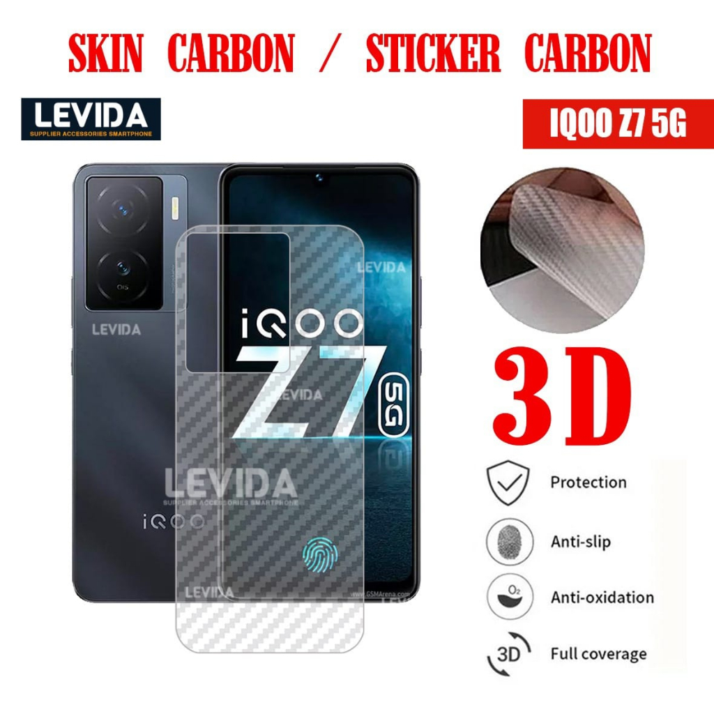 Jual Skin Carbon Iqoo Z7 5g Skin Back 3D Antigores Skin Iqoo Z7 5g ...