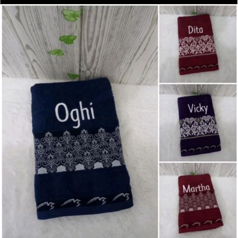 Jual JASA BORDIR NAMA HANDUK | Shopee Indonesia