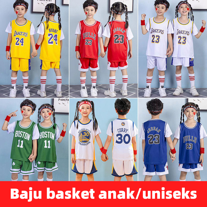 Jual (3-12Tahun)setelan basket anak/Baju basket anak/Baju Anak Laki ...
