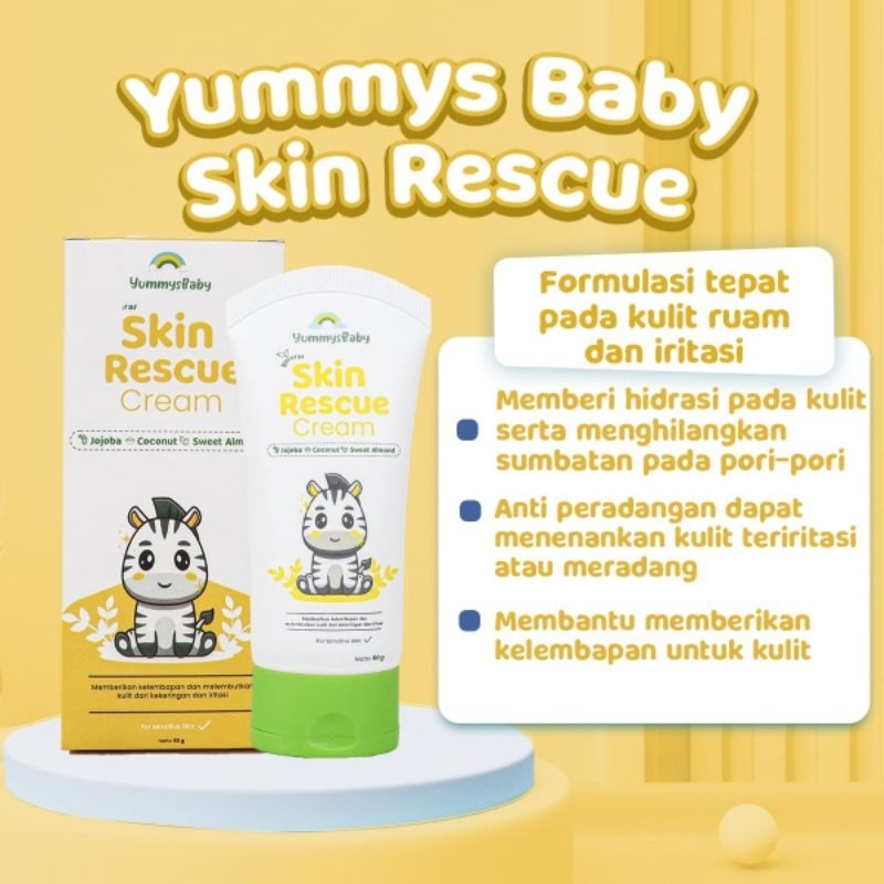 Jual YUMMYS BABY SKIN RECUE CREAM / BODY LOTION ANAK / LOTION UNTUK ...