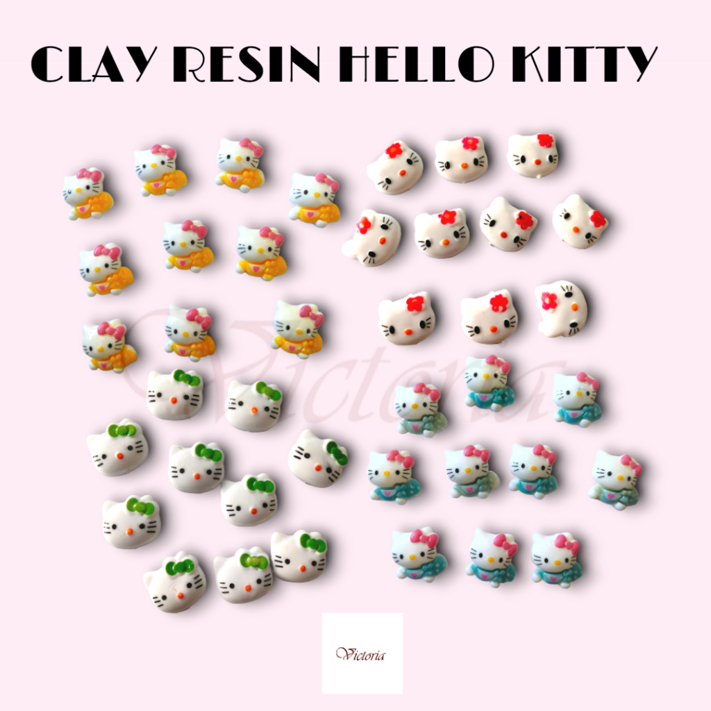 Jual CLAY RESIN KARAKTER HELLO KITTY | Shopee Indonesia