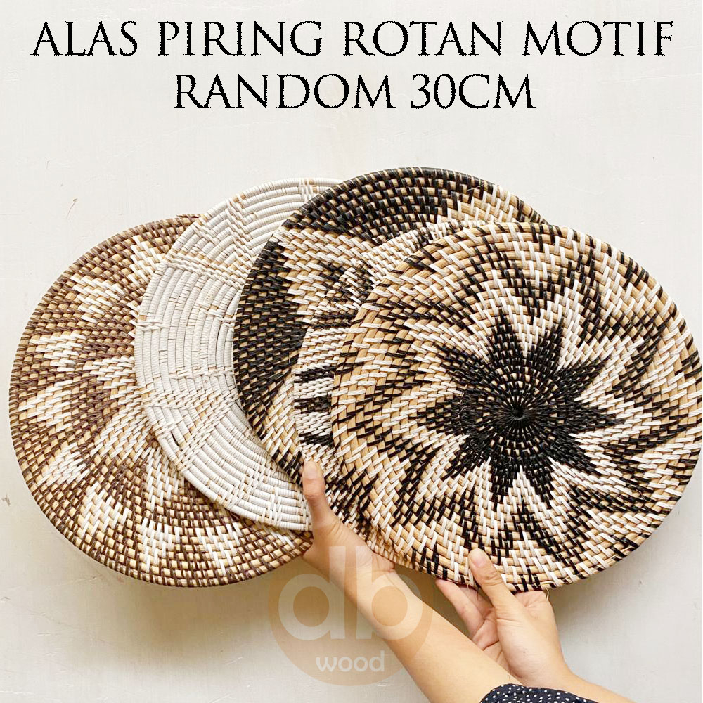 Jual Alas Piring Rotan | Tatakan Piring Rotan | Placemat Rotan | Shopee ...