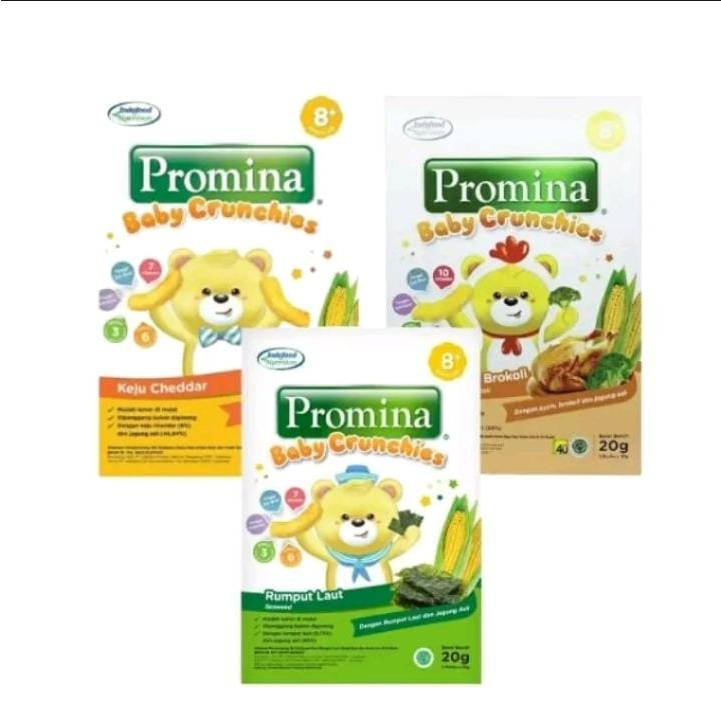 Jual PROMINA - ALL VARIANT BABY CRUNCHIES 20gr | Shopee Indonesia