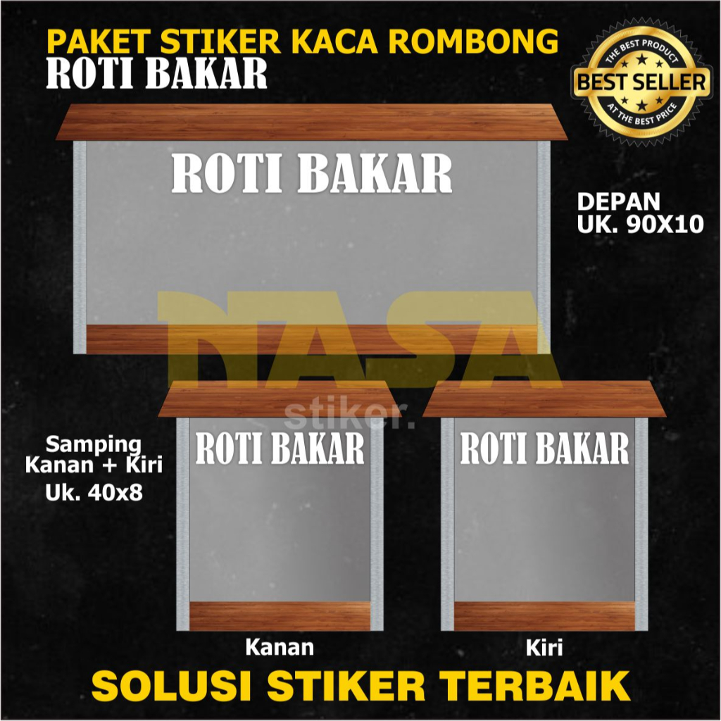 Jual STIKER KACA ROMBONG ROTI BAKAR | Shopee Indonesia