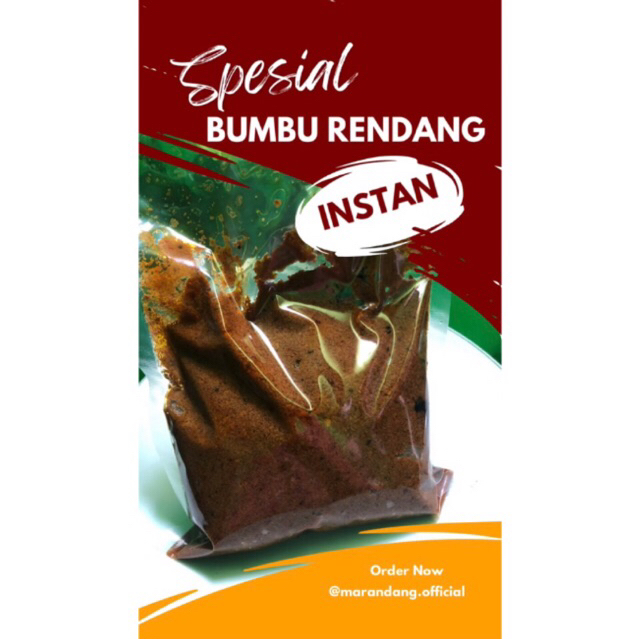 Jual Bumbu Rendang Instan 500gr MARANDANG “Rendang Umma” Rendang Minang ...