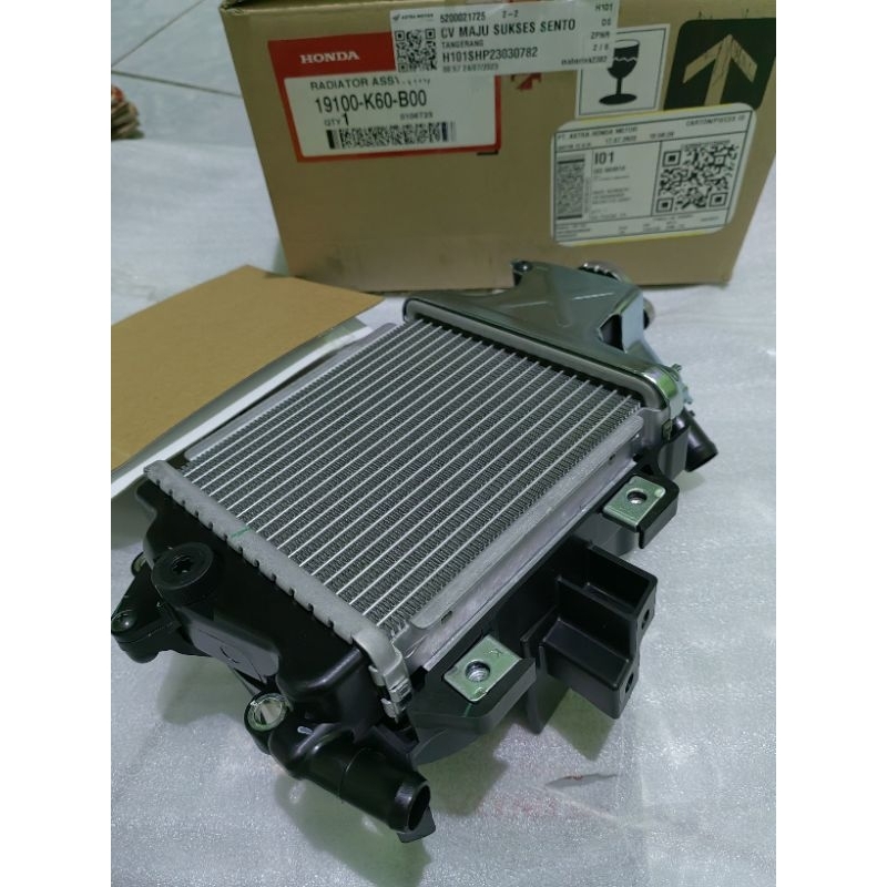 Jual radiator assy vario 125 F1 ESP LED asli 19100-K60-B00 | Shopee ...
