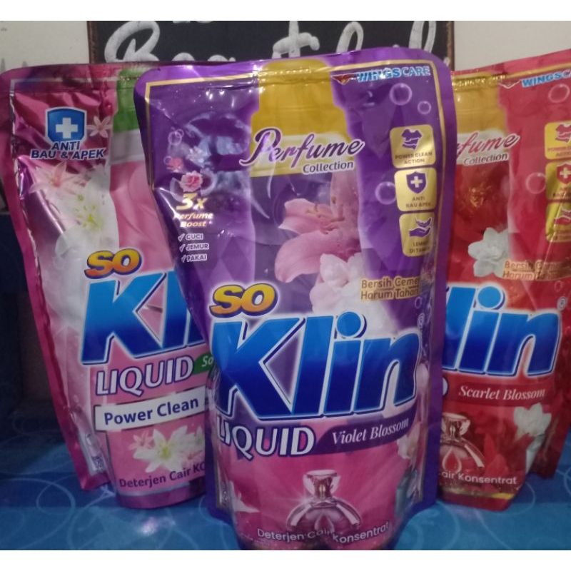 Jual So Klin Liquid/cair Detergen Dengan Berbagai Varian isi 720mL ...
