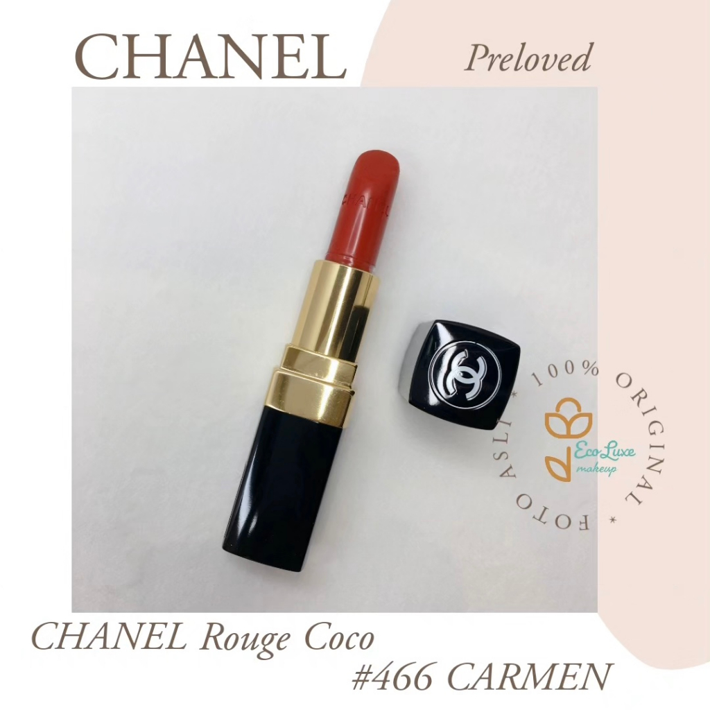 Jual CHANEL Rouge Coco - #466 CARMEN (Preloved 97% Used 1x) | Shopee ...