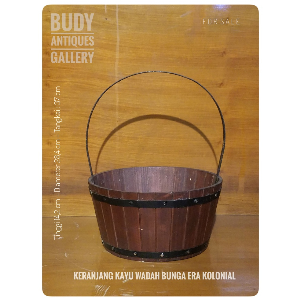 Jual Keranjang Bunga Era Kolonial Kayu Mahoni | Shopee Indonesia