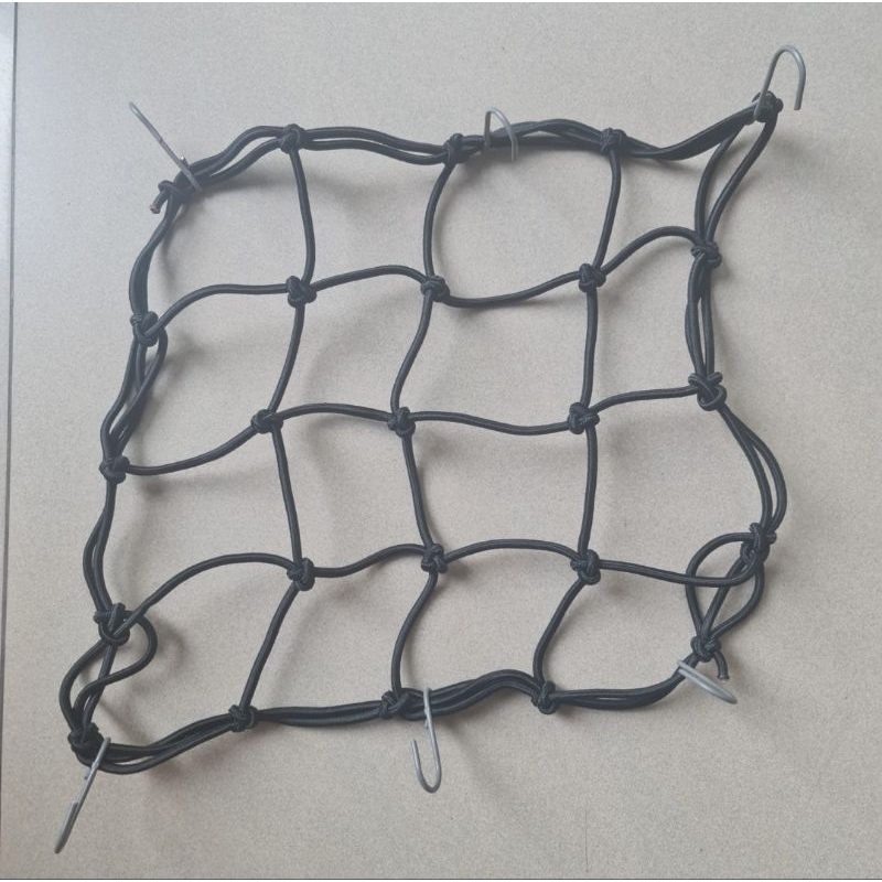 Jual Jaring Helm Jumbo Besar 6 Hook Ukuran 35 cm x 35 cm Hitam | Shopee ...